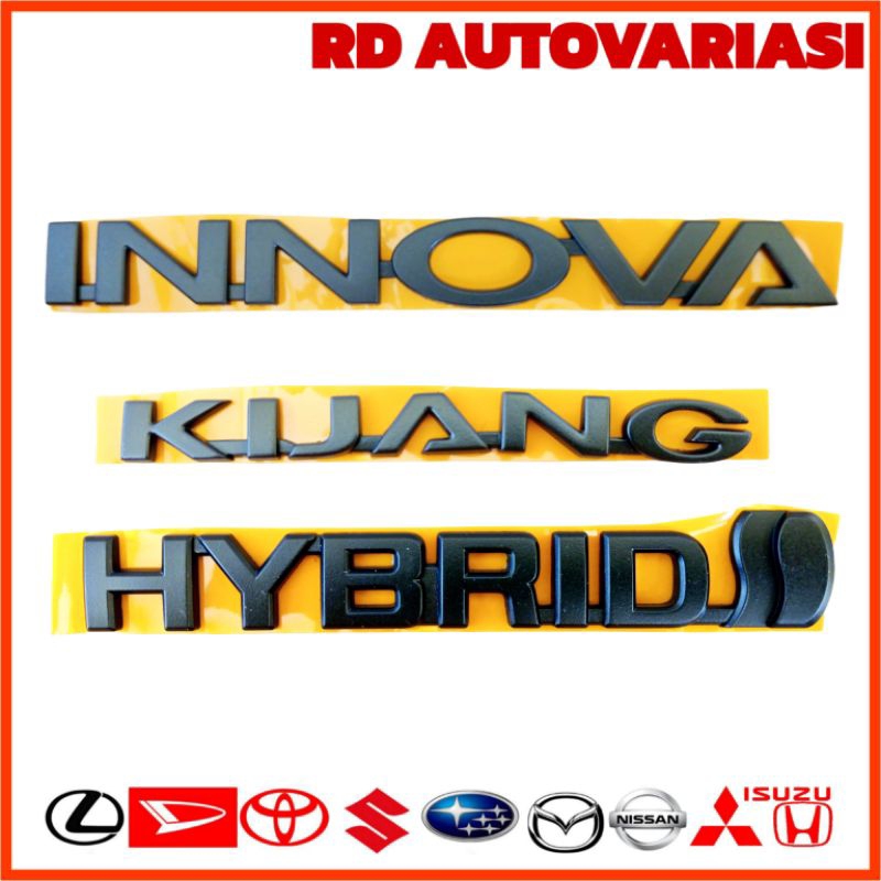 Jual Emblem Innova Zenix Original Toyota / Emblem Logo Tulisan Innova ...