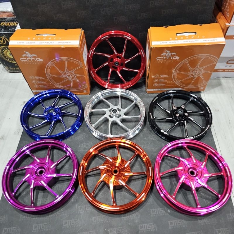 Jual Velg Velek CMG MG801 CNC R14 P8 Honda Vario 125 150 160 CBS Vario ...