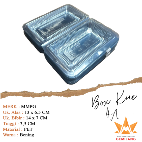 Jual Plastik Mika Kue Ukuran 4A 4X 4XC Tebal Isi 100 Pcs / Mika Kue ...
