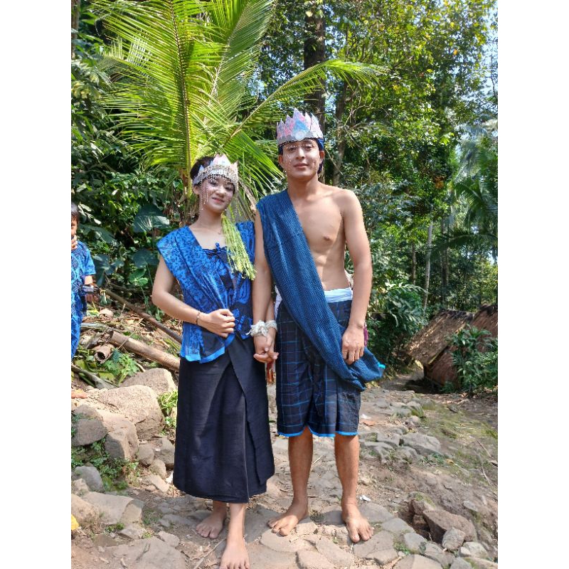 Jual 1Set pakaian pengantin adat suku baduy | Shopee Indonesia