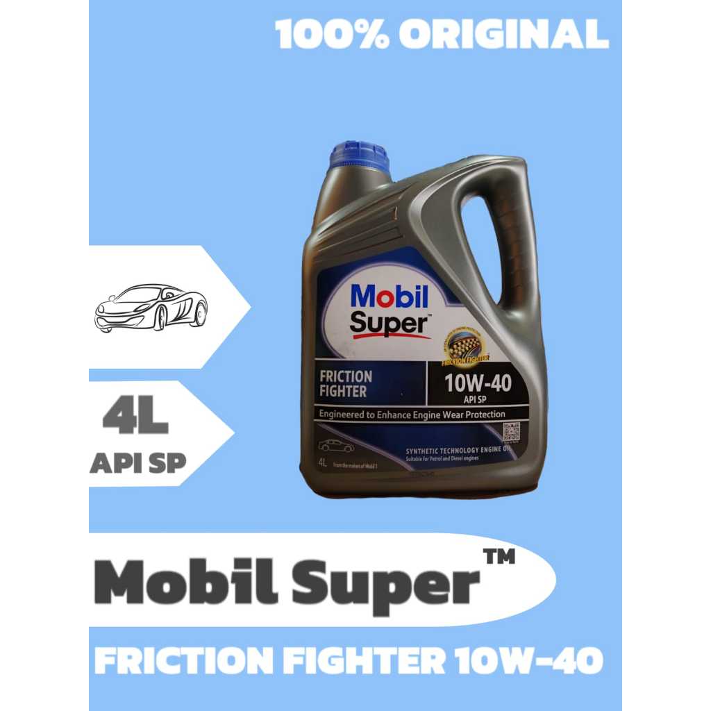 Jual MOBIL SUPER FRICTION FIGHTER SAE 10W-40 4 LITER | Shopee Indonesia