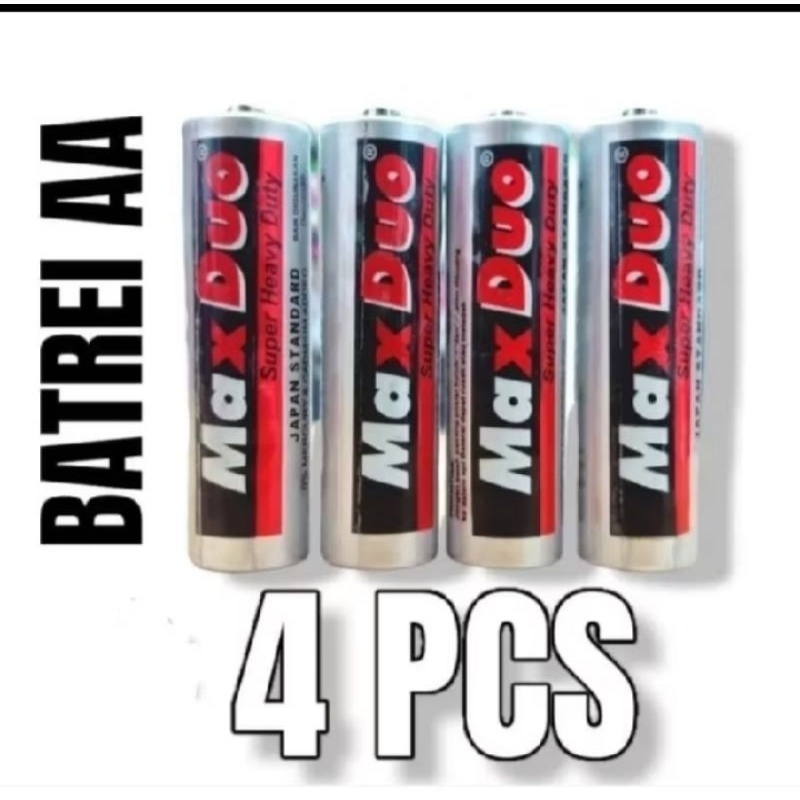 Jual baterai max duo AA A2 isi 4pcs | Shopee Indonesia