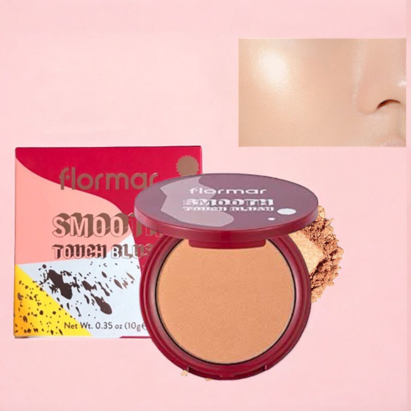 Jual Flormar Smooth Touch Blush 10gr 01 Golden Peach - highlighter Product Full Size With Box ...