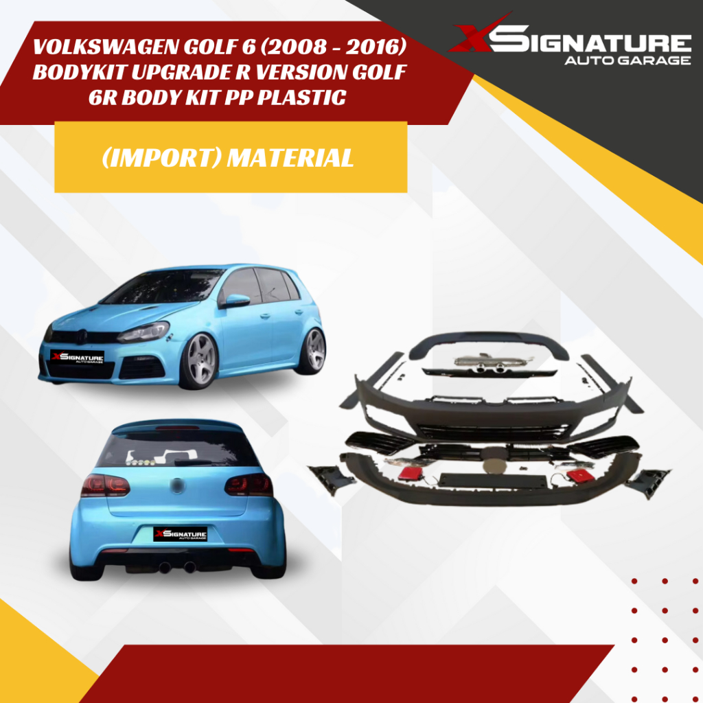 Jual VOLKSWAGEN GOLF 6 (2008 - 2016) BODYKIT UPGRADE R VERSION GOLF 6R ...