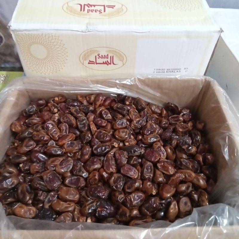 Jual Khalas saad 10kg kurma emirat kurma khalas kurma curah | Shopee ...
