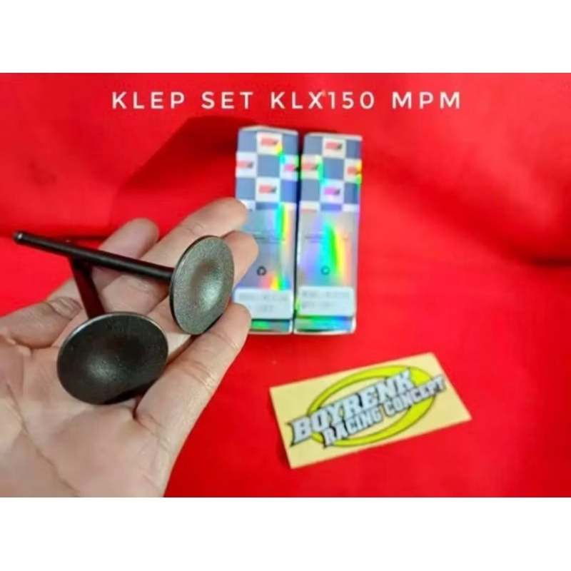 Jual KLEP SET/PAYUNG KLEP/VALVE IN EX KLX 150 MPM BOYRENK RACING ...