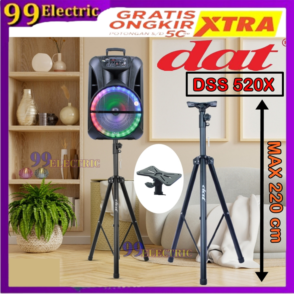 Jual STAND SPEAKER MERK DAT TRIPOD SPEAKER TIANG SPEAKER PENYANGGA ...