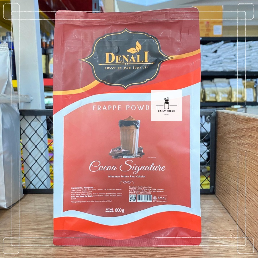 Jual DENALI COCOA SIGNATURE POWDER 800 GR - DENALI BUBUK | Shopee Indonesia