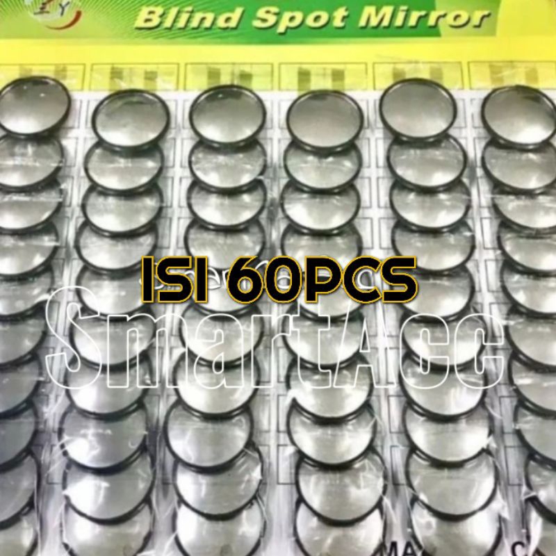 Jual Spion Bulat Mini Cembung Tempel Blind Spot Mirror Isi 60pc ...