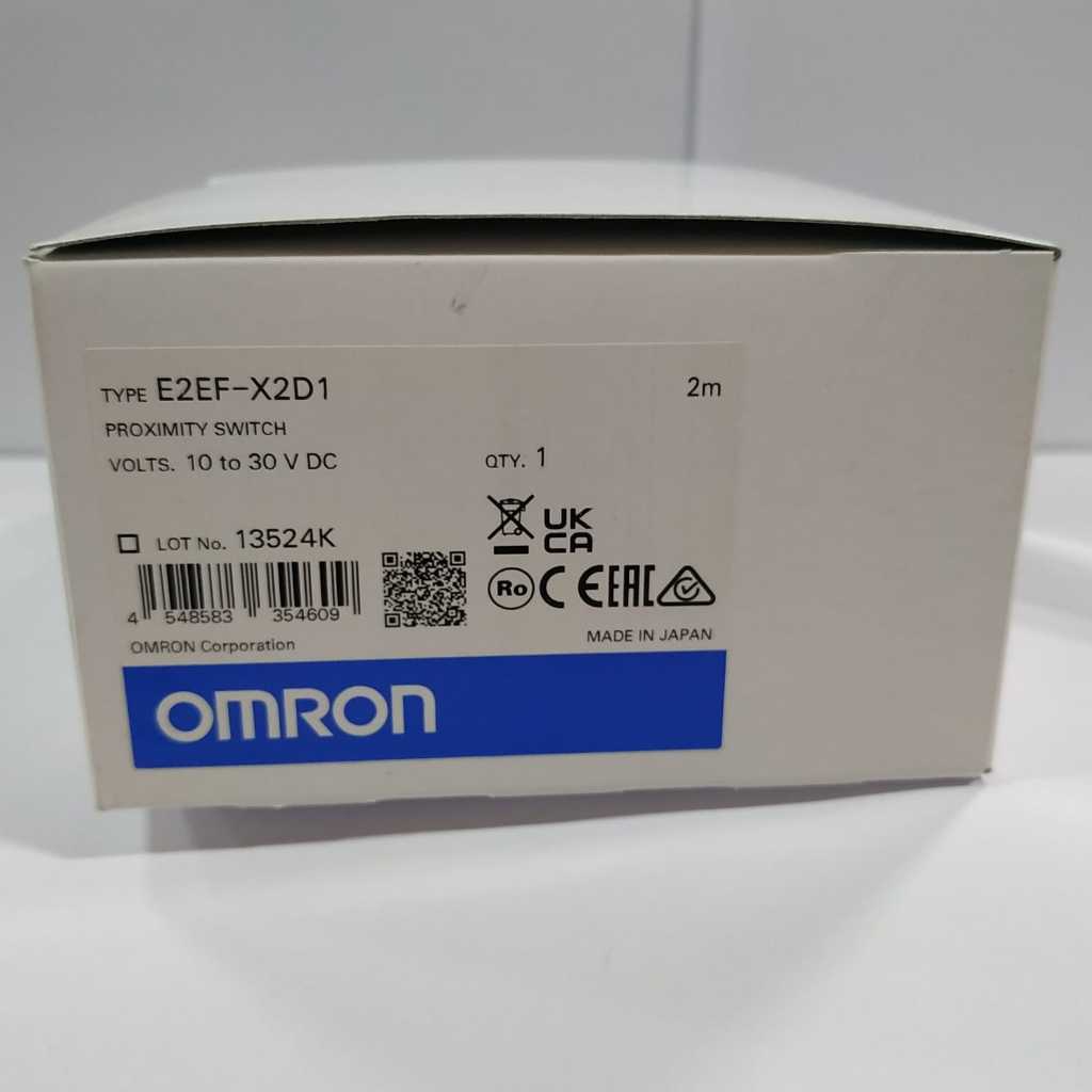Jual PROXIMITY SWITCH E2EF-X2D1 2M OMRON | Shopee Indonesia