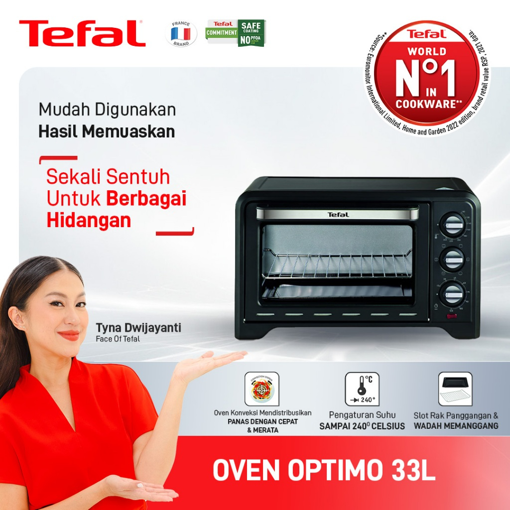 Jual Tefal Optimo 33L OF464 - Oven Listrik / Electric Oven | Shopee Indonesia