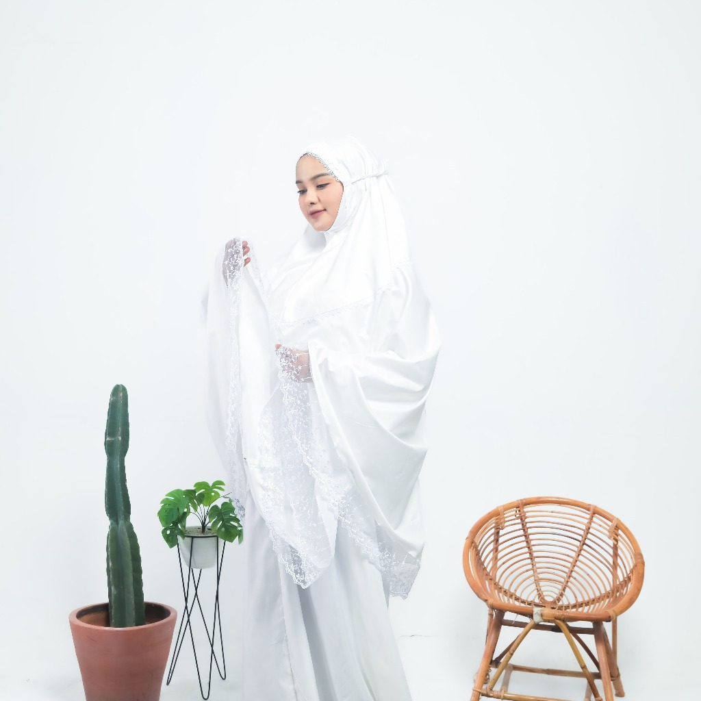 Jual Hamidah - Mukena Dewasa Renda - Mukena Micro Premium | Shopee ...