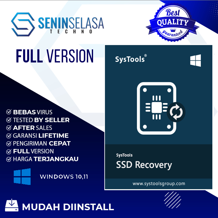 Jual Software Pemulihan Data SSD: SysTools SSD Data Recovery 12 [WIN] | Shopee Indonesia