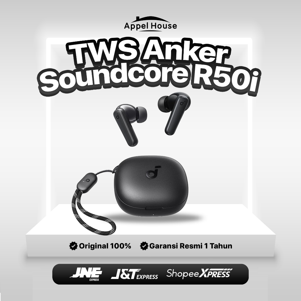 Jual TWS SOUNDCORE R50i ANKER HEADSET BLUETOOTH WIRELESS STEREO EARBUDS ...