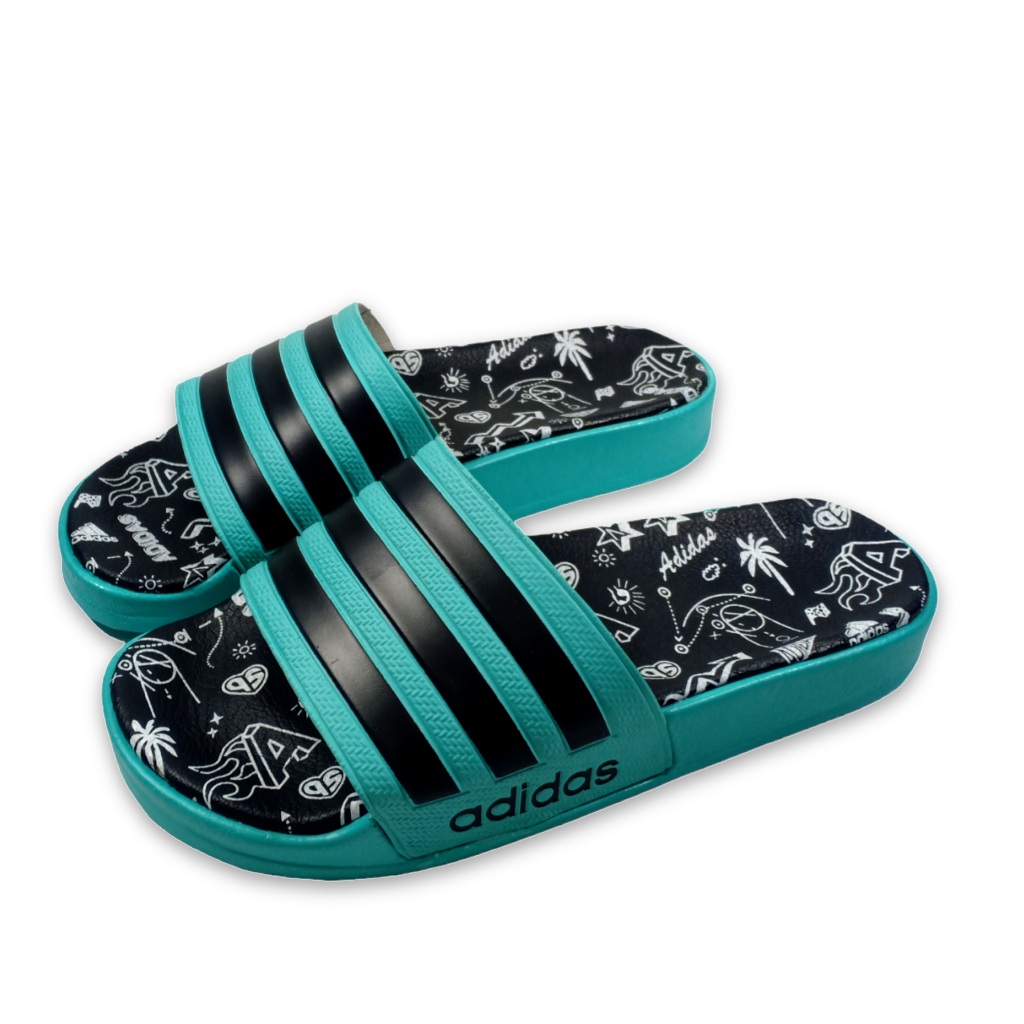 Jual Sandal slide Casual Adidas Comfort pria wanita tipe selop slip on ...