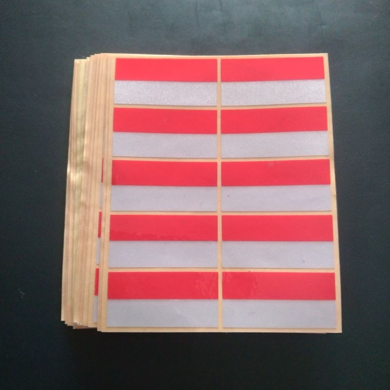 Jual Sticker BENDERA MERAH PUTIH BENDERA INDONESIA ISI 10 KECIL KECIL ...