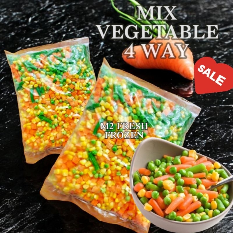 Jual Mix Vegetable 4 Way Frozen 1kg | Shopee Indonesia