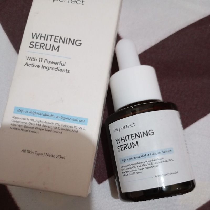 Jual ALL PERFECT WHITENING SERUM 20ML | Shopee Indonesia