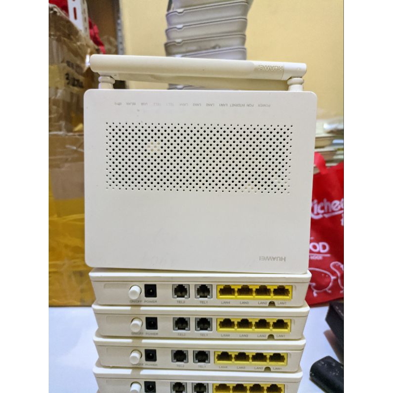 Jual MODEM ROUTER HUAWEI HG8245H + ADAPTOR | Shopee Indonesia