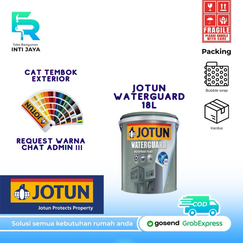 Jual Jotun WaterGuard 18L Cat Tembok Exterior Waterproof Paint | Shopee ...