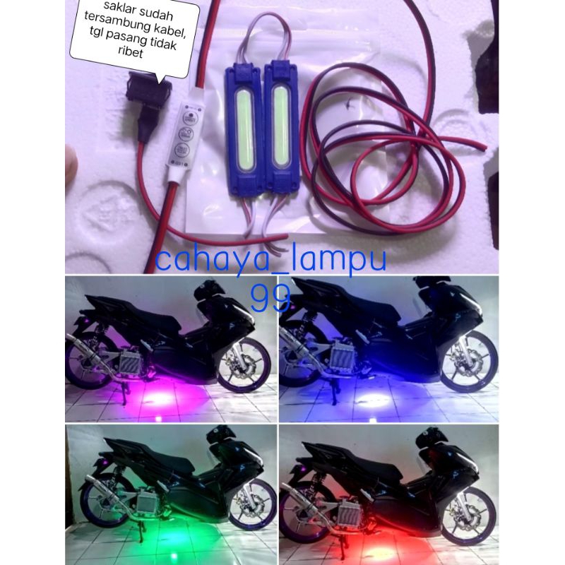 Jual PAKET LAMPU KOLONG SUPER LENGKAP KABEL + MODUL BLITZ KEDIP ...