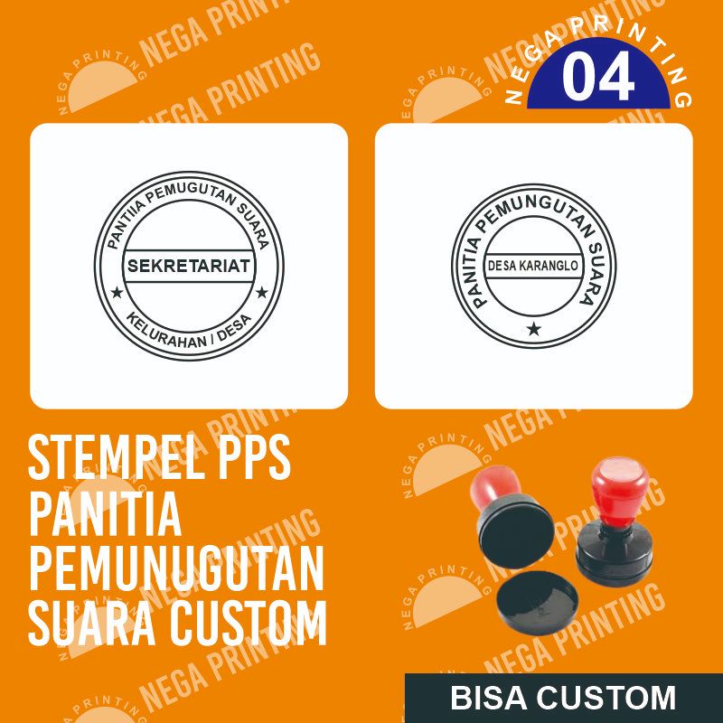 Jual Stempel PPS Panitia Pemungutan Suara Custom / stempel terbaru / stempel | Shopee Indonesia