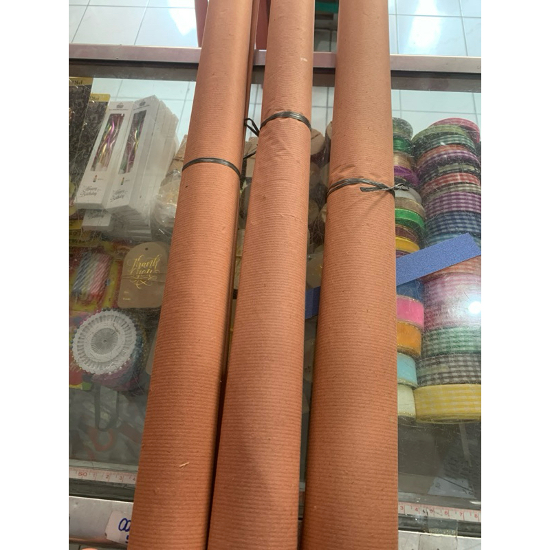 Jual Kertas payung / craft Paper / kertas coklat / kertas arang ...
