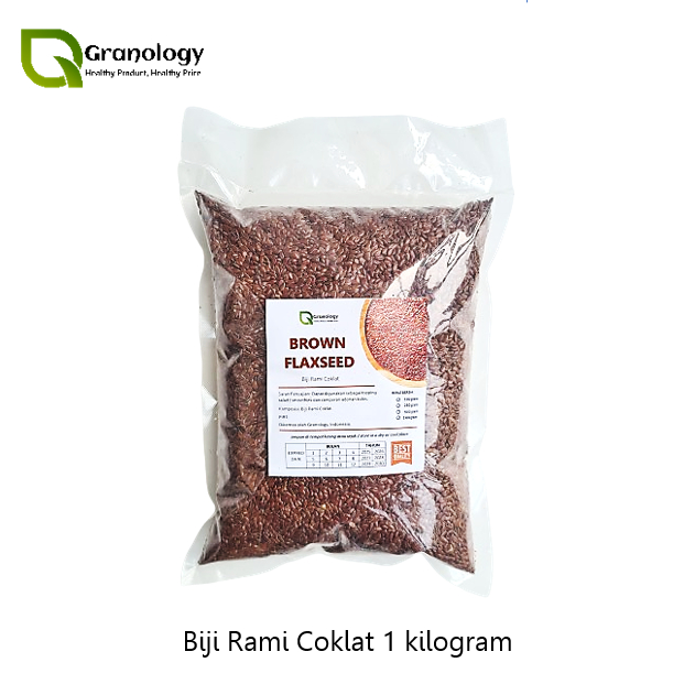 Jual Brown Flax Seed / Biji Rami Coklat (1 kilogram) by Granology ...