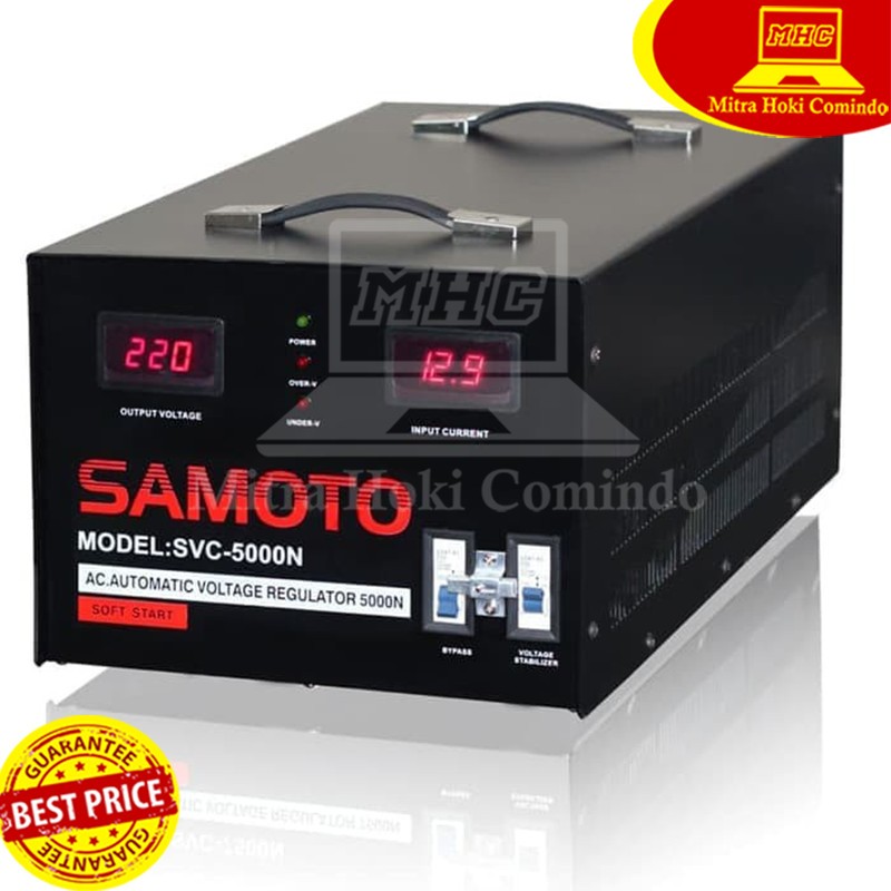 Jual STABILIZER 5000VA STABILIZER SAMOTO SVC-5000N 5000VA | Shopee ...