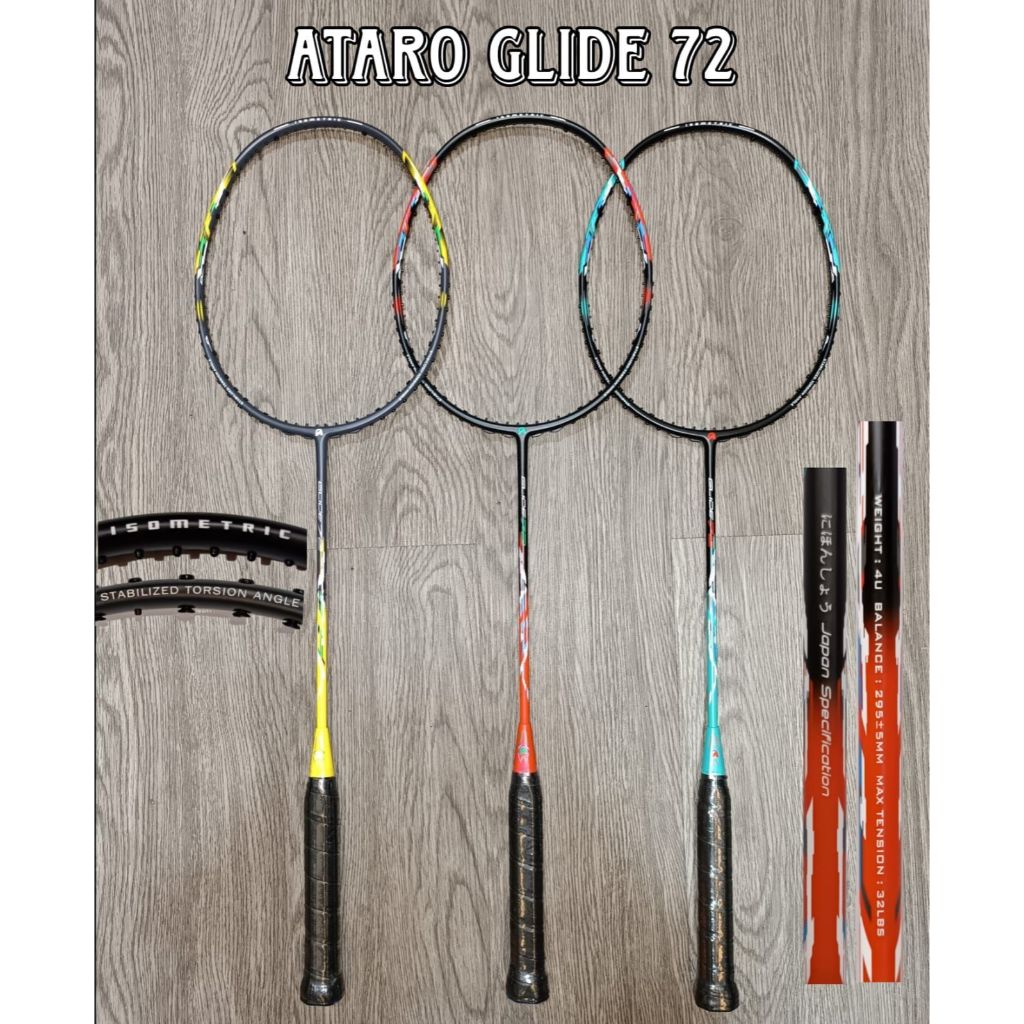Jual Raket Ataro Glide 72 original made in Japan | Shopee Indonesia