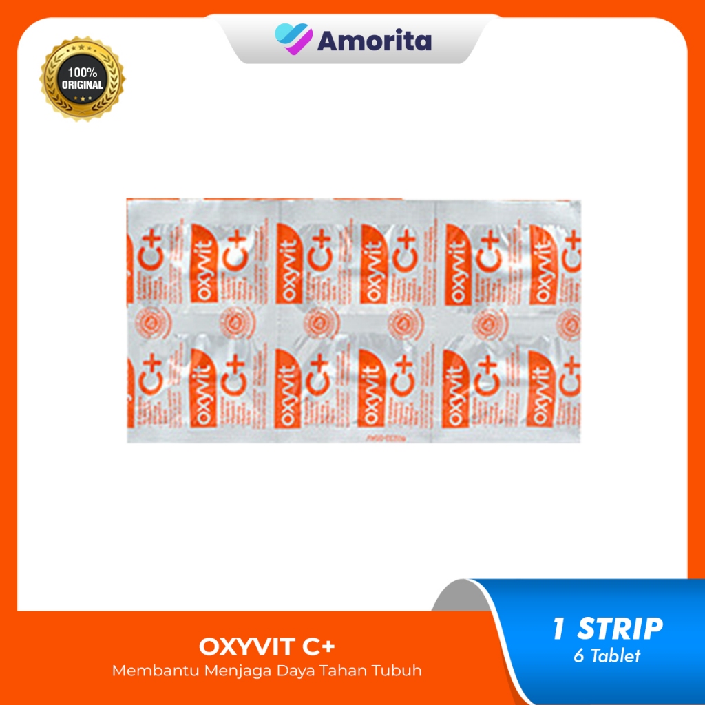 Jual Oxyvit 1 Strip 6 Kaplet - Suplemen Kebutuhan Vitamin A, C, dan E ...