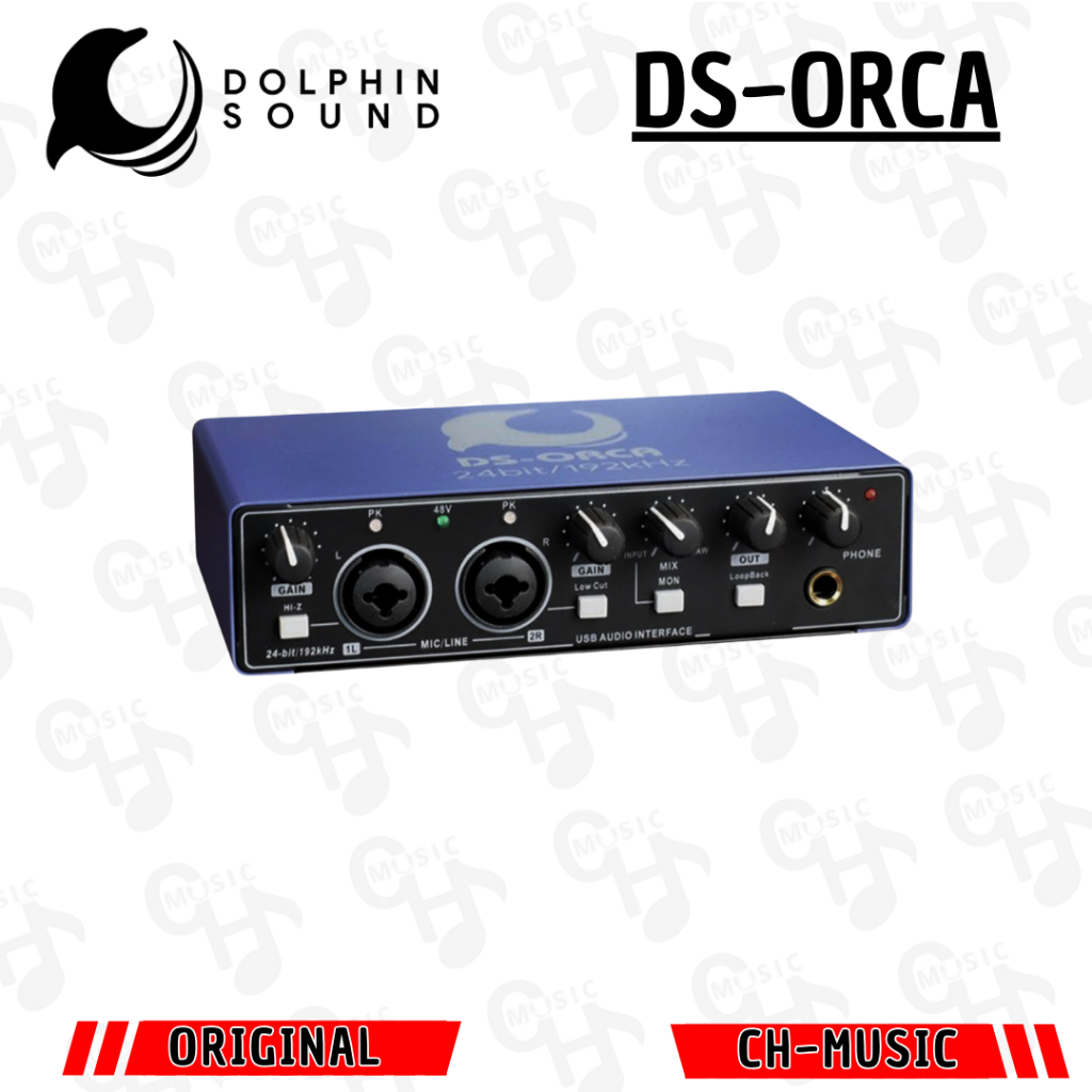 Jual Dolphin Sound DS-ORCA Soundcard USB Audio Interface Recording ...