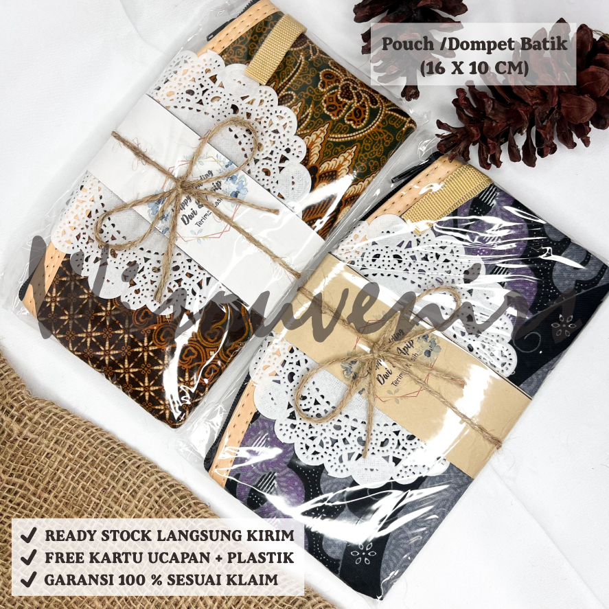 Jual Paket Hemat 50 Biji Souvenir pernikahan Dompet batik khas jogja souvenir pouch batik 16 x ...