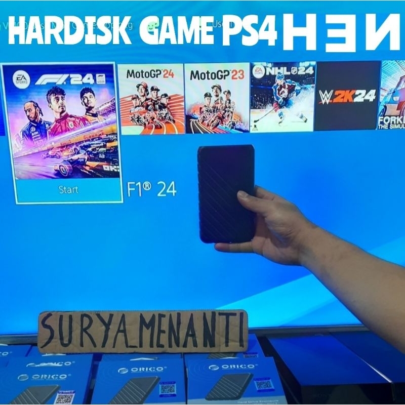 Jual HARDISK GAME HDD GAMES PS4 HARD DISK EXTERNAL PlayStation 4 ...