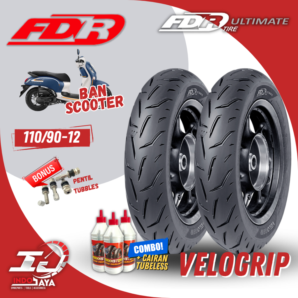Jual [READY STOCK] FDR VELOGRIP RING 12 (110/90-12) UNTUK MOTOR SCOOPY ...