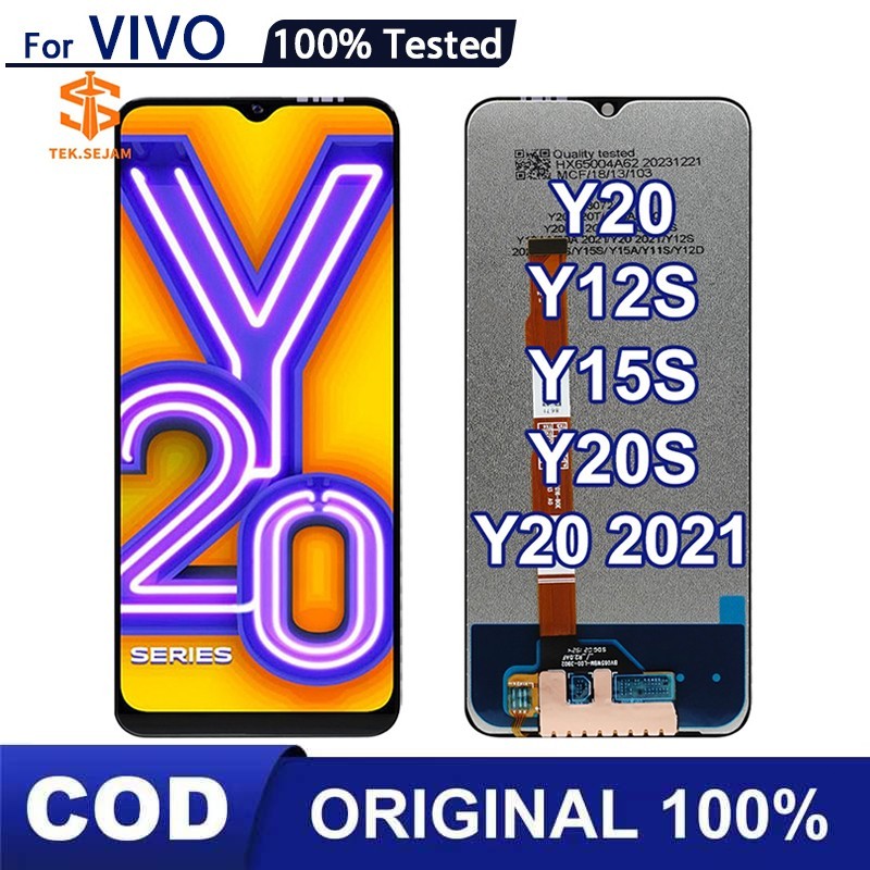 Jual LCD TOUCHSCREEN VIVO Y20 Y20S Y12S Y15S Y20i Y01 Y20SG Y12A ORIGINAL UNIVERSAL FULLSET ...
