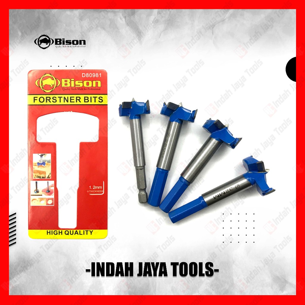 Jual BISON Mata Bor Kayu 25 28 30 32 mm - Forstener Bits Wood Engsel ...