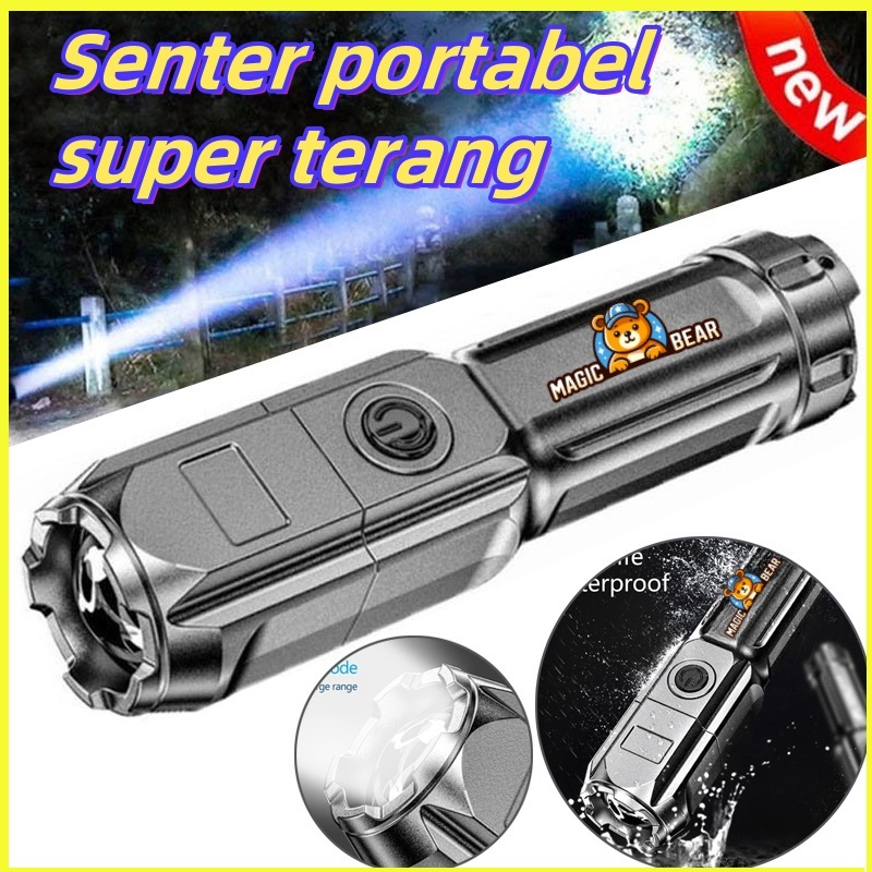 Jual Senter Super Terang Portabel Senter LED Mini 36W/Senter/Senter LED Isi Ulang untuk Luar ...