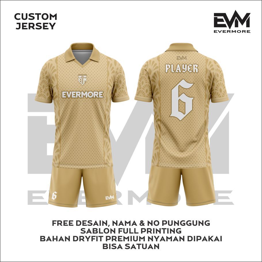 Jual Jersey Futsal/Sepak Bola GOLDEN CLASSIC Bermotif Milano Dryfit ...