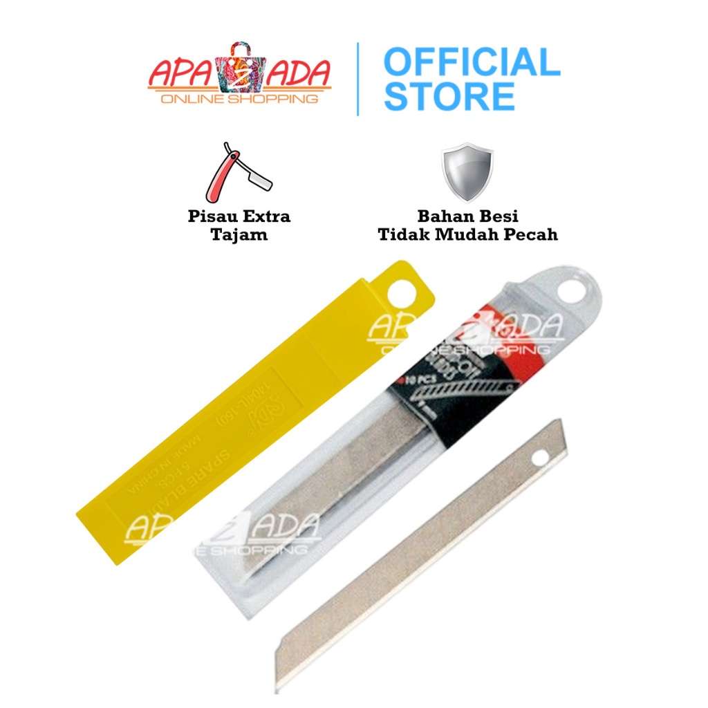 Jual Apazada - Refill Cutter Kecil A-100 Per Tube Isi 5 Mata Pisau ...