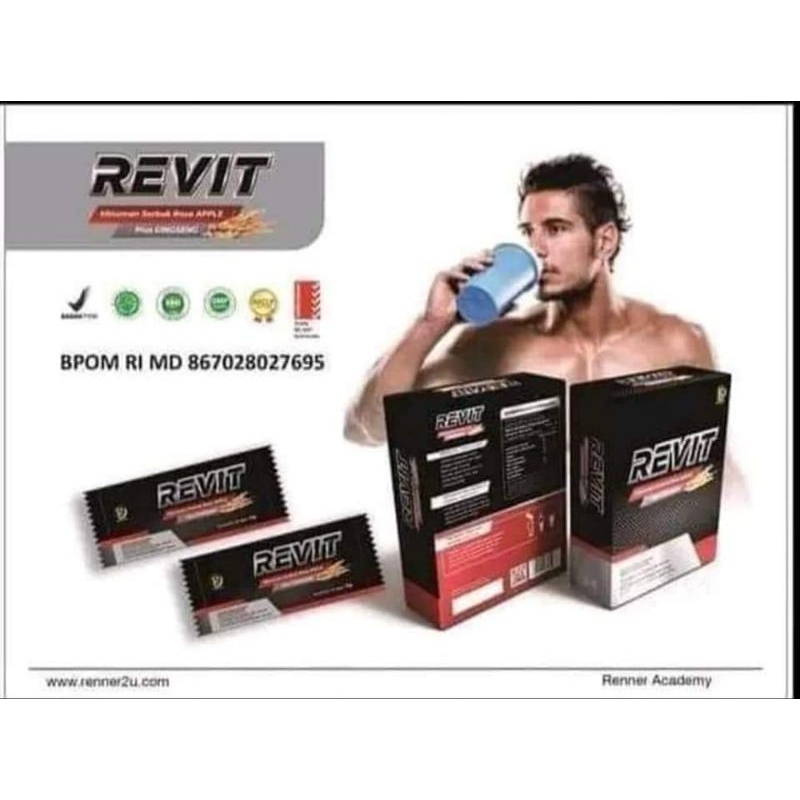 Jual REVIT STAMINA MINUMAN SERBUK RASA APPEL PLUS GINSENG | Shopee ...
