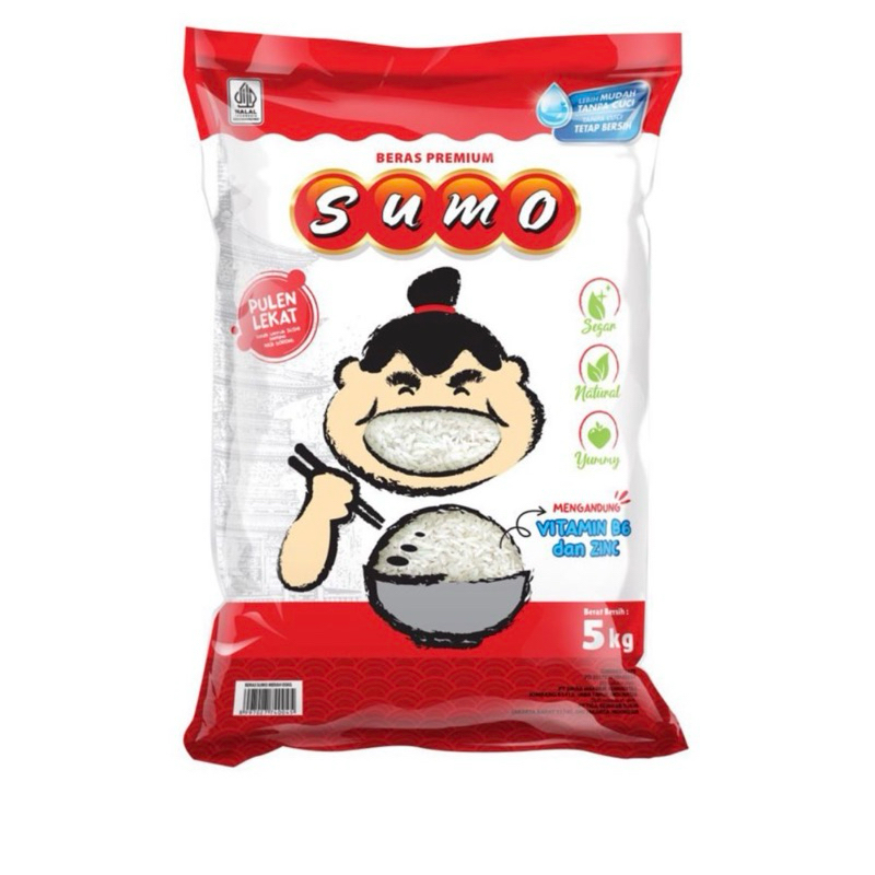 Jual Beras Sumo Premium Kemasan Merah 5kg | Shopee Indonesia