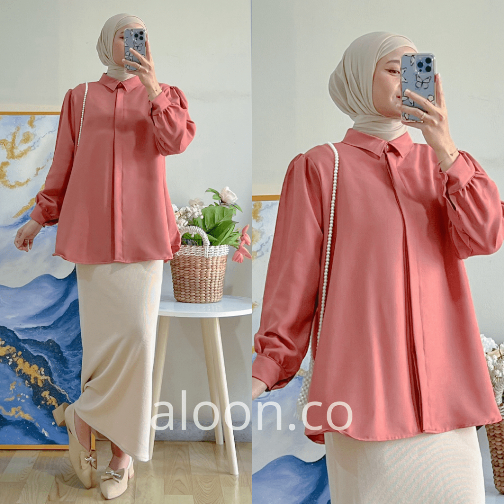 Jual Janeva Kemeja Wanita Bahan Shakilla – Blouse Wanit Elegan | Shopee ...
