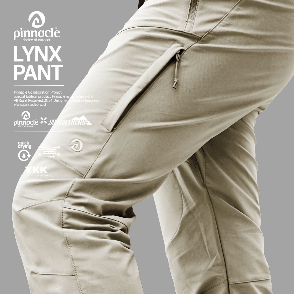Jual Pinnacle Pro Official Lynx Pant Jali Goeshiking Series - Cream ...