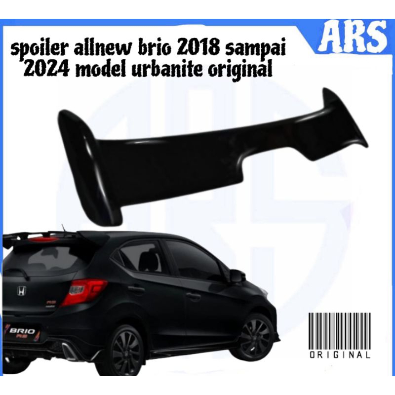 Jual spoiler honda allnew brio 2018 sampai 2024 model urbanite original ...