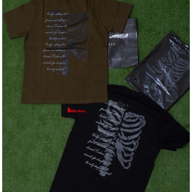 Jual Rucas Fallen Angel Wings Skeleton Tee 100% original | Shopee Indonesia