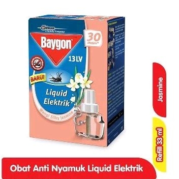 Jual Baygon Liquid Electric Jasmine Refill 33 ml | Shopee Indonesia
