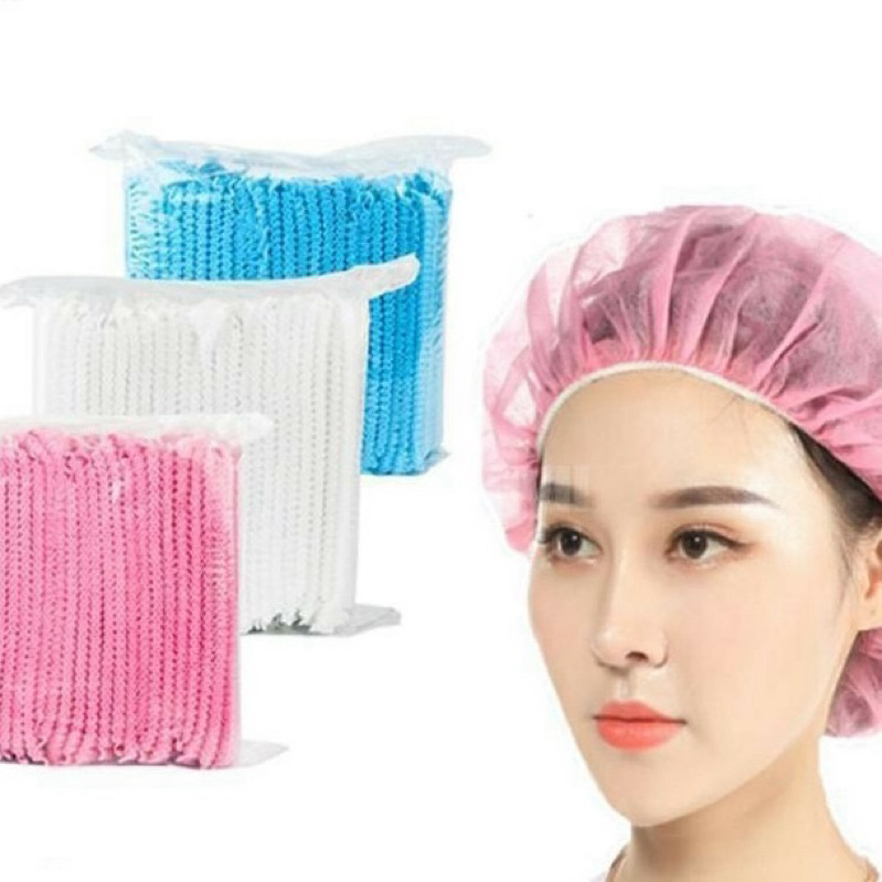 Jual Shower Cap Penutup Kepala Topi Rambut Nurse Ready Warna Hijau ...