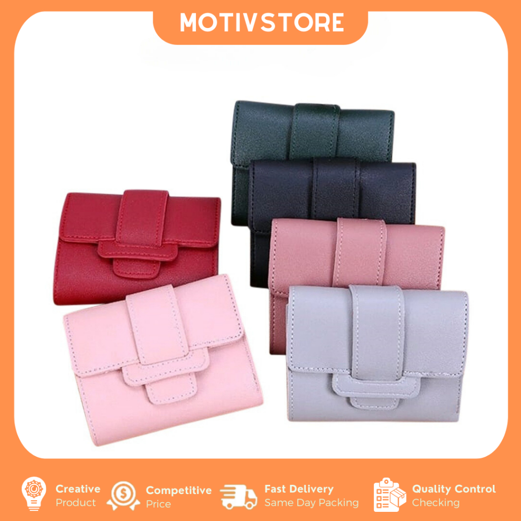 Jual Dompet Wanita Tanpa Tali / Dompet lipat import murah/ Wanita ...