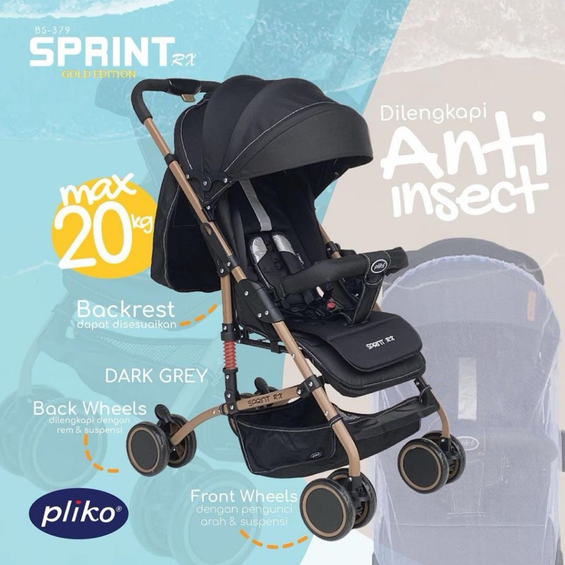Jual Stroller bayi stoler anak Pliko RX 379 Stroler kereta dorong anak ...